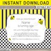 Bee Invitation Template - Printable Bee Day Birthday Party Invite ...