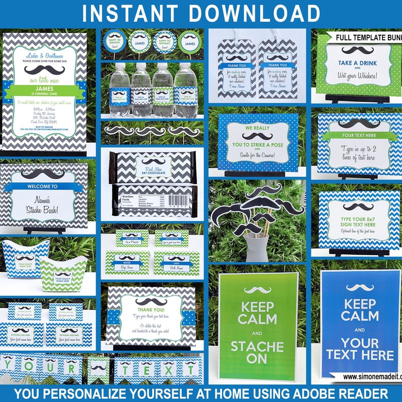 Mustache Party Theme - Etsy