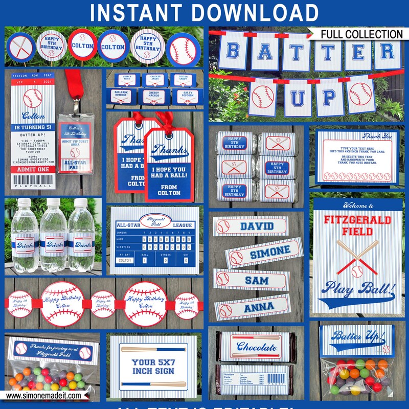 Baseball Theme - Etsy