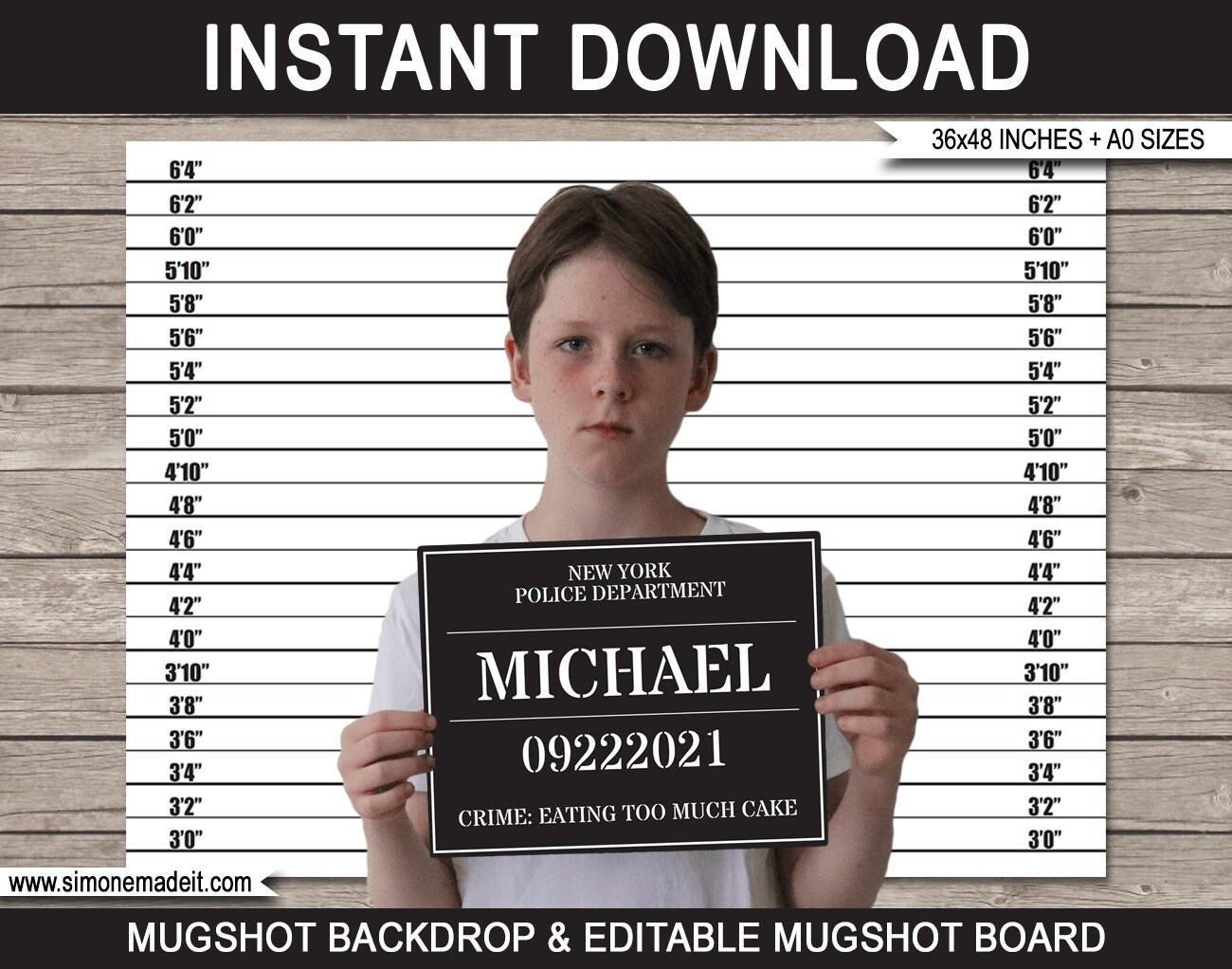 Mugshot Board Font Mugshot Board Font