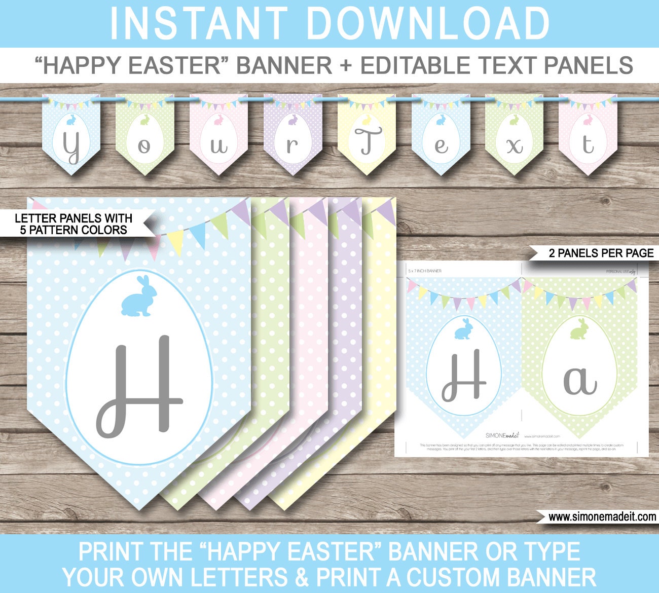 Happy Easter Banner Template