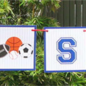 Sports Party Banner - Happy Birthday Banner - Custom Banner - Party ...