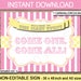 Printable Carnival Party Sign: "step Right Up" Backdrop (PDF File) - Etsy