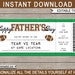 Father's Day Football Ticket Gift - Printable Surprise Football Game ...