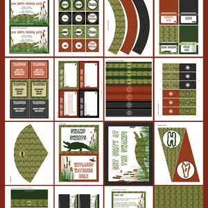 Swamp Party Decorations & Invitation Bundle: Editable Printable ...