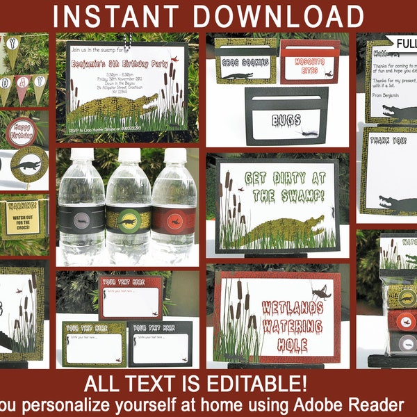 Swamp Party Decorations - Etsy