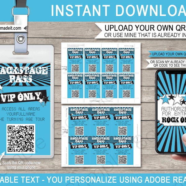 Backstage Passes - Etsy