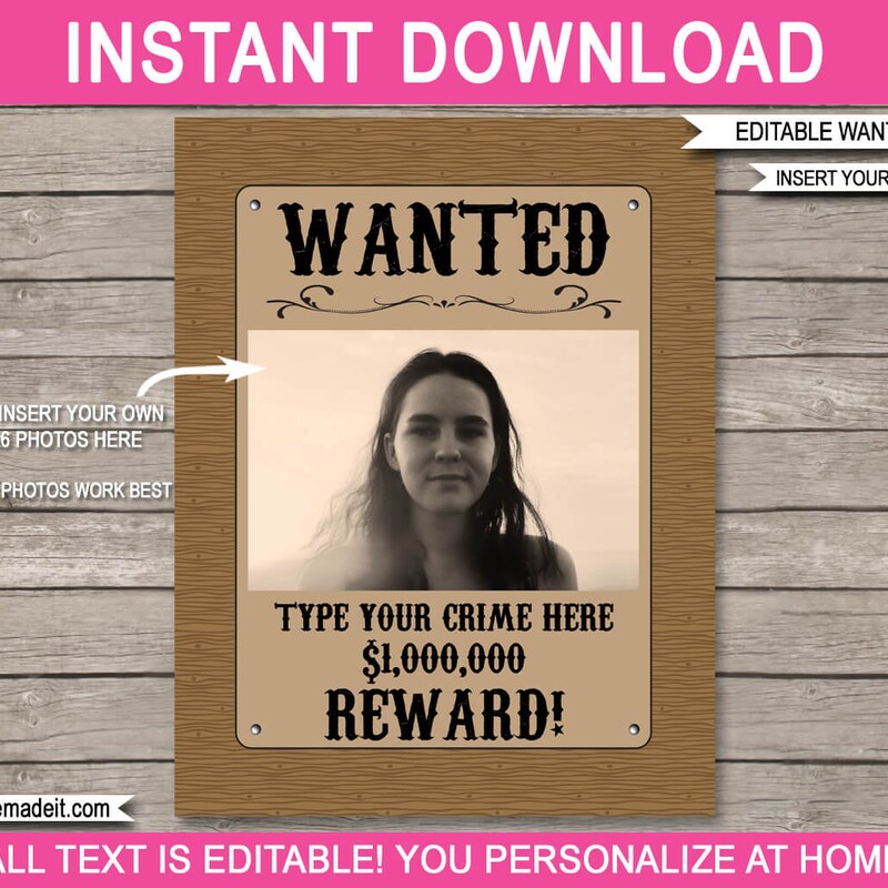 Fbi Most Wanted Posters - Etsy