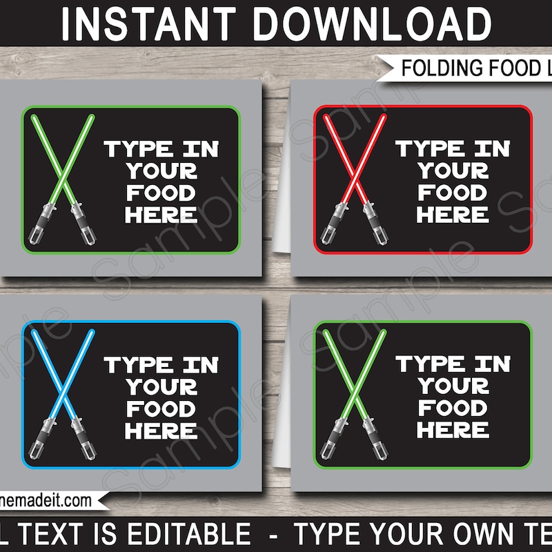 Starwars Place Cards - Etsy