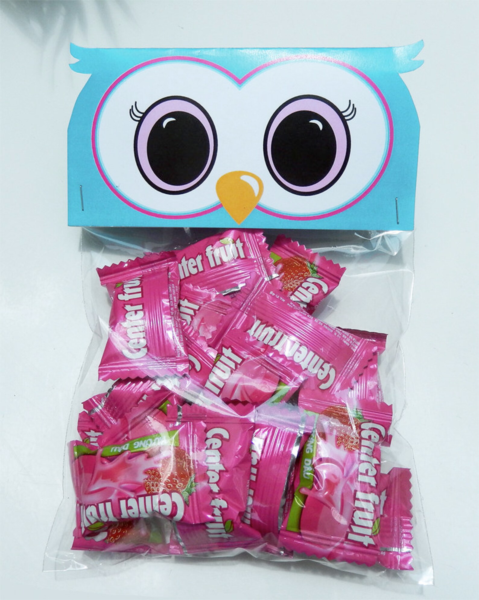 Printable Owl Favor Bag Toppers Template Owl Theme Birthday | Etsy