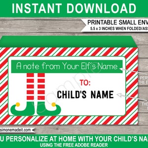 Elf Letter Kit Templates BIG BUNDLE Elf Mail Report Card Secret Message ...