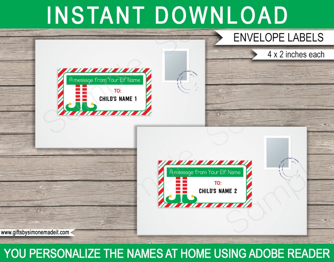 Elf Secret Message Printable Template Santa Elf Behavior - Etsy