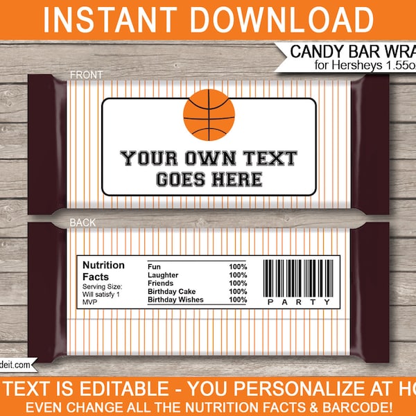 Candy Wrapper Basketball - Etsy