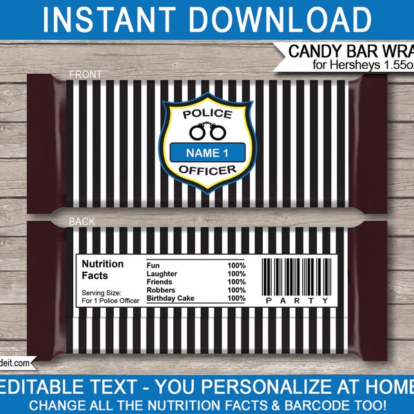 Candy Police Svg - Etsy