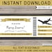 Flying Lessons Gift Voucher Template: Editable Pilot Training Ticket ...
