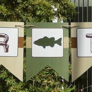 Fishing Party Banner - Printable Gone Fishing Theme Decorations ...