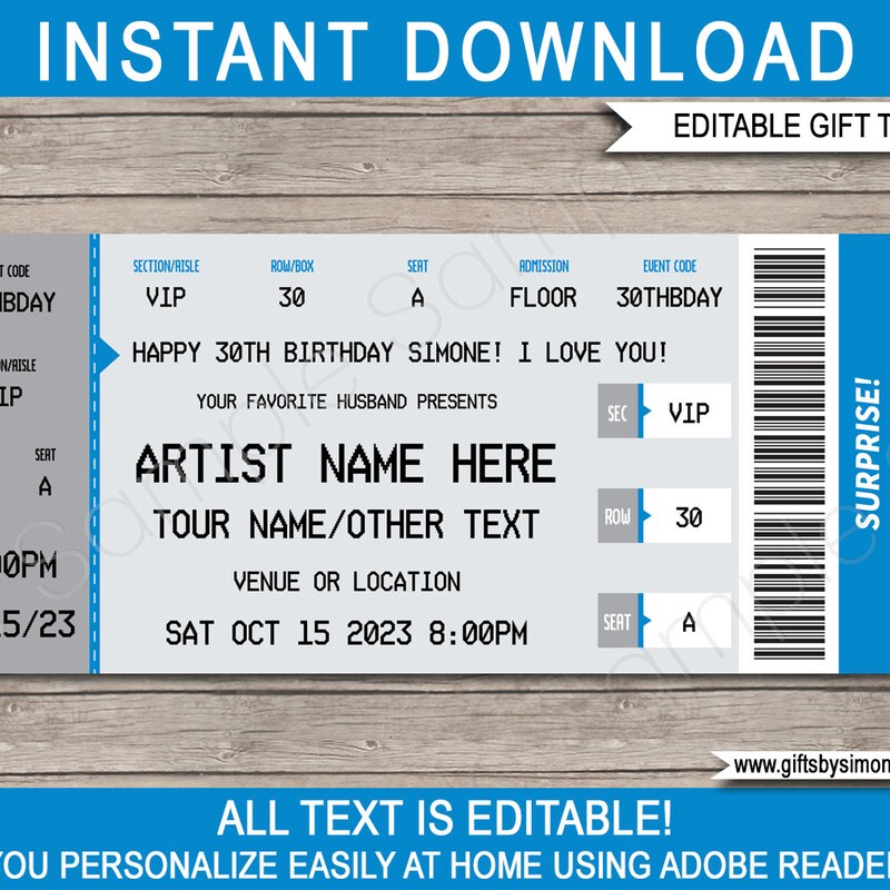 Ticketmaster - Etsy