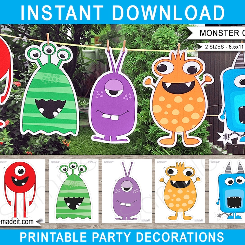 Monster Inc Cutouts - Etsy