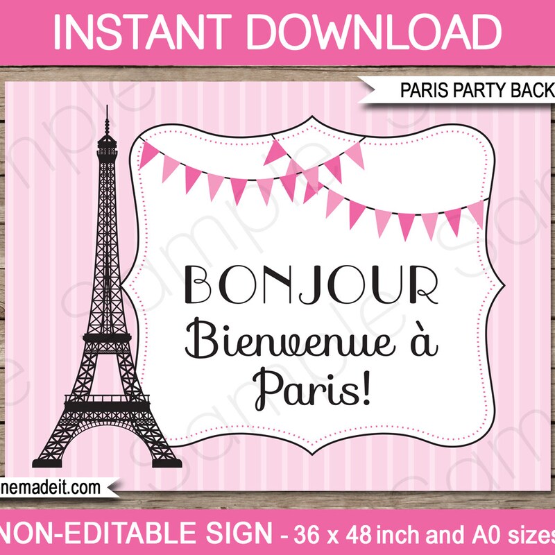 Paris Signs - Etsy