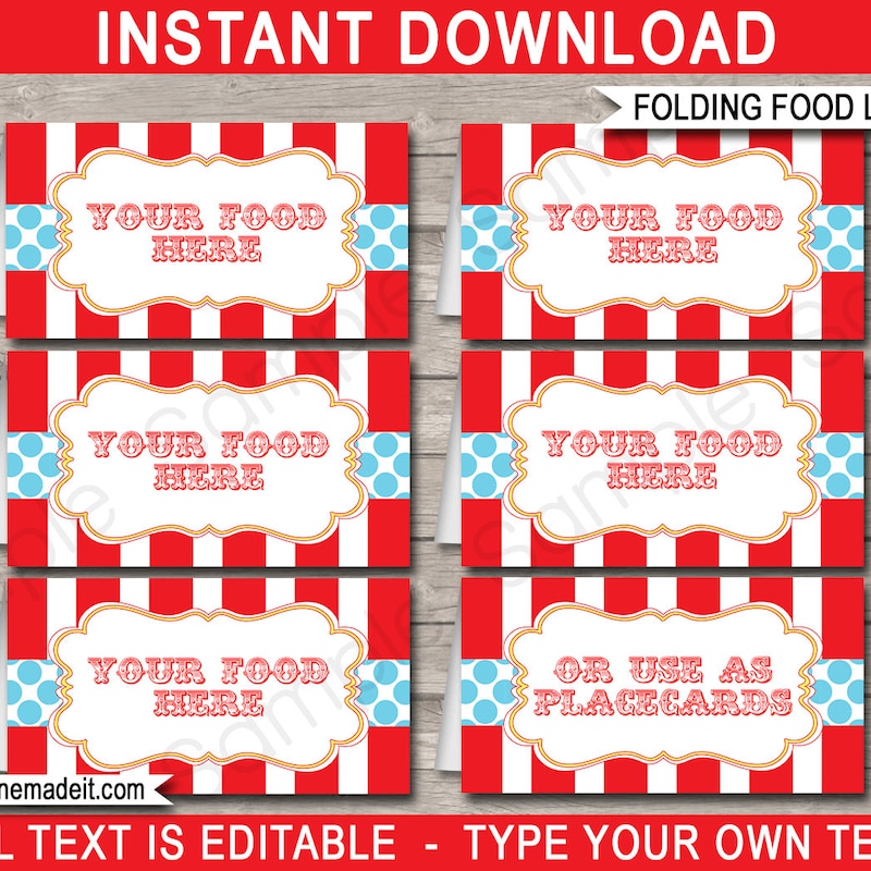 Circus Printables - Etsy