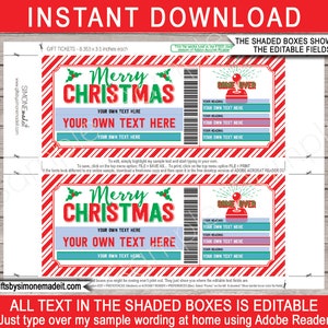 Arcade Game Gift Certificate Template - Printable Christmas Joystick ...