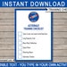 Astronaut Training Checklist Template - Printable Space Theme Birthday ...
