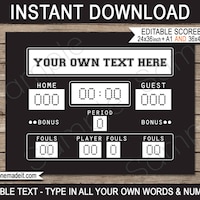 Scoreboard - Etsy