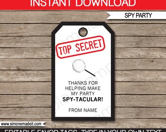 Spy Party Favor | Etsy