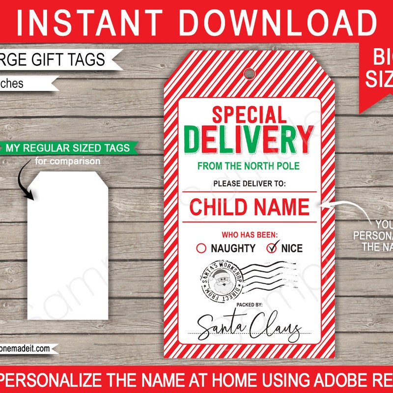 Large Kids Santa Big - Etsy