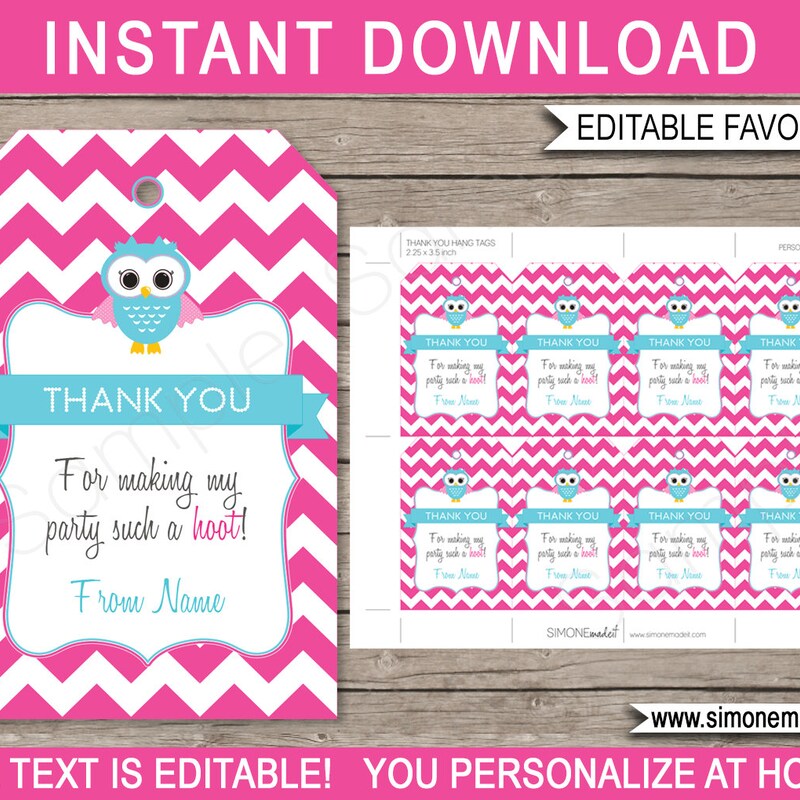 Owl Party Favors - Etsy