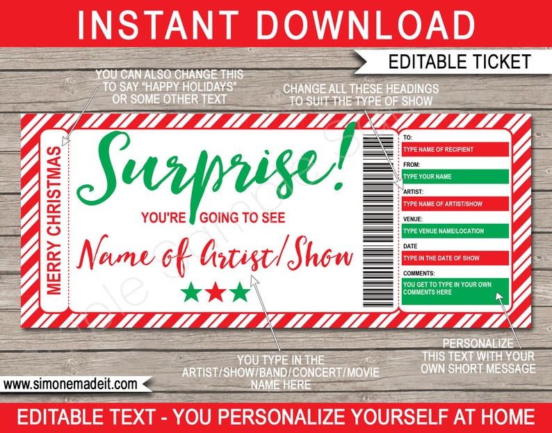 surprise-christmas-concert-gift-ticket-printable-voucher-etsy