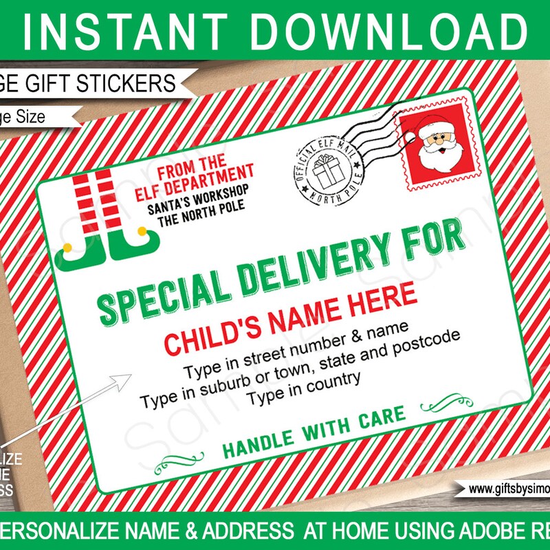 Elf Stickers - Etsy