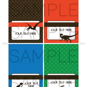 Dinosaur Food Labels - Buffet Tags - Tent Cards - Party Decorations ...