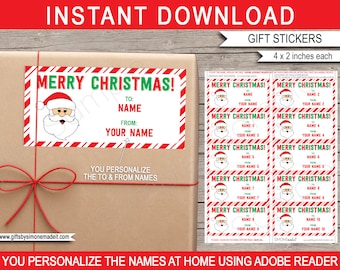 Christmas Class Stickers - Etsy