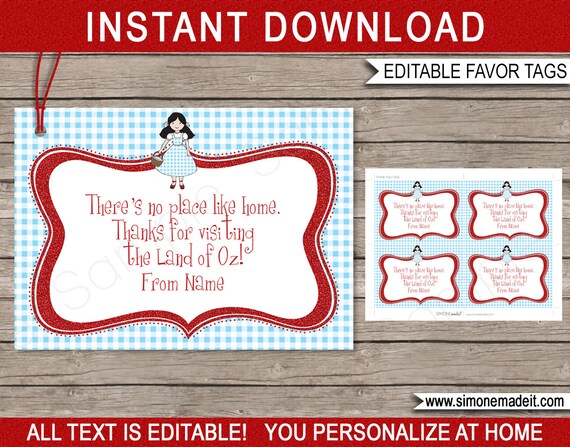 Wizard Of Oz Thank You Printables Wizard Of Oz Blank Note Card Set