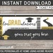 Printable Graduation Gift Ticket Jacket Sleeve Template - Etsy