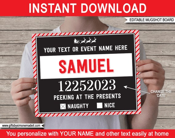 Mugshot Board Font
