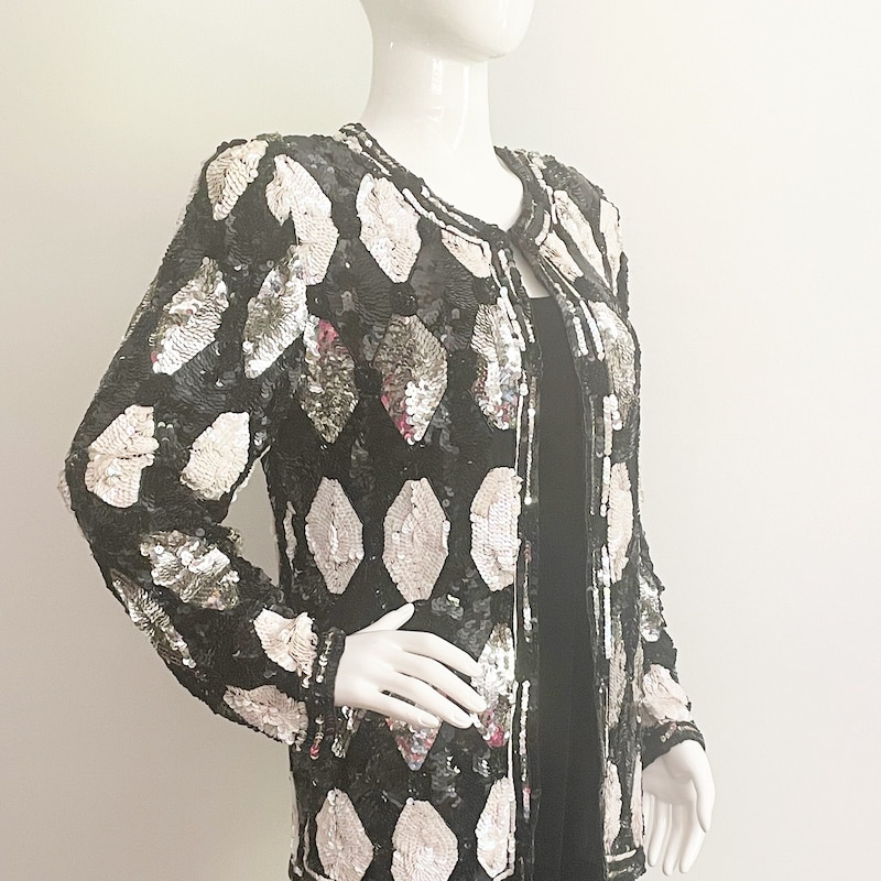 Beaded Silk Jacket - Etsy