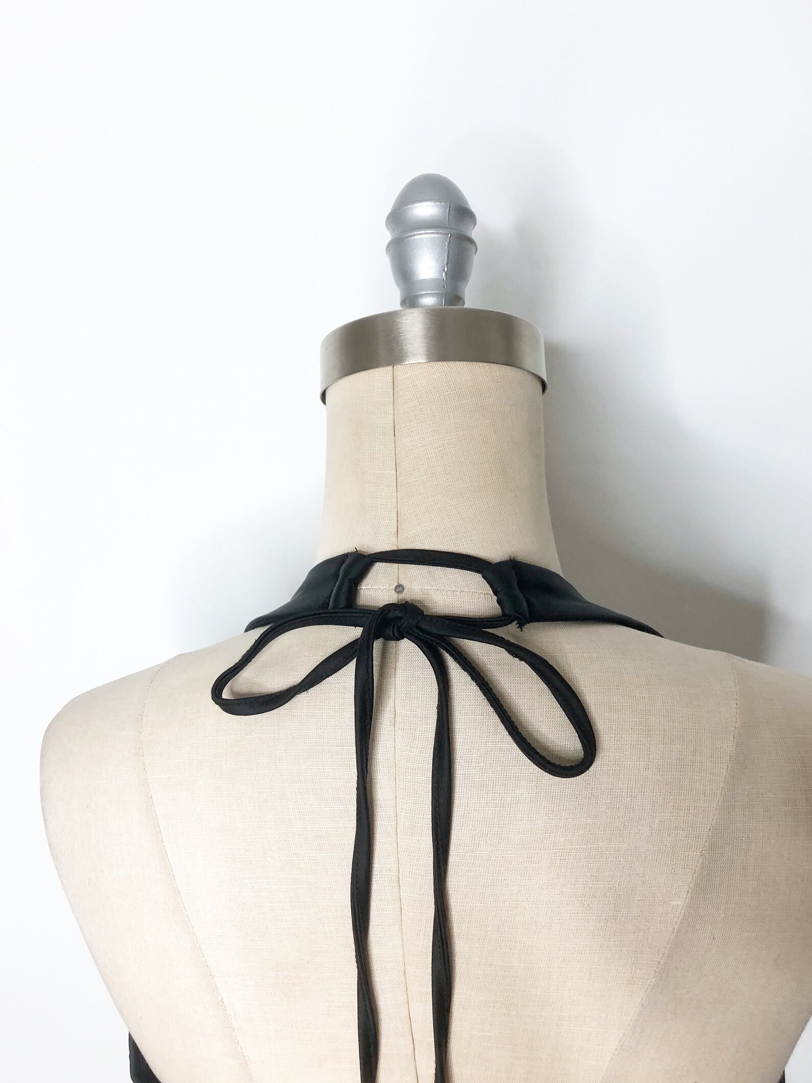 Vintage Cache Black Painted Dress, LBD, Sexy Black Dress, Halter Dress ...