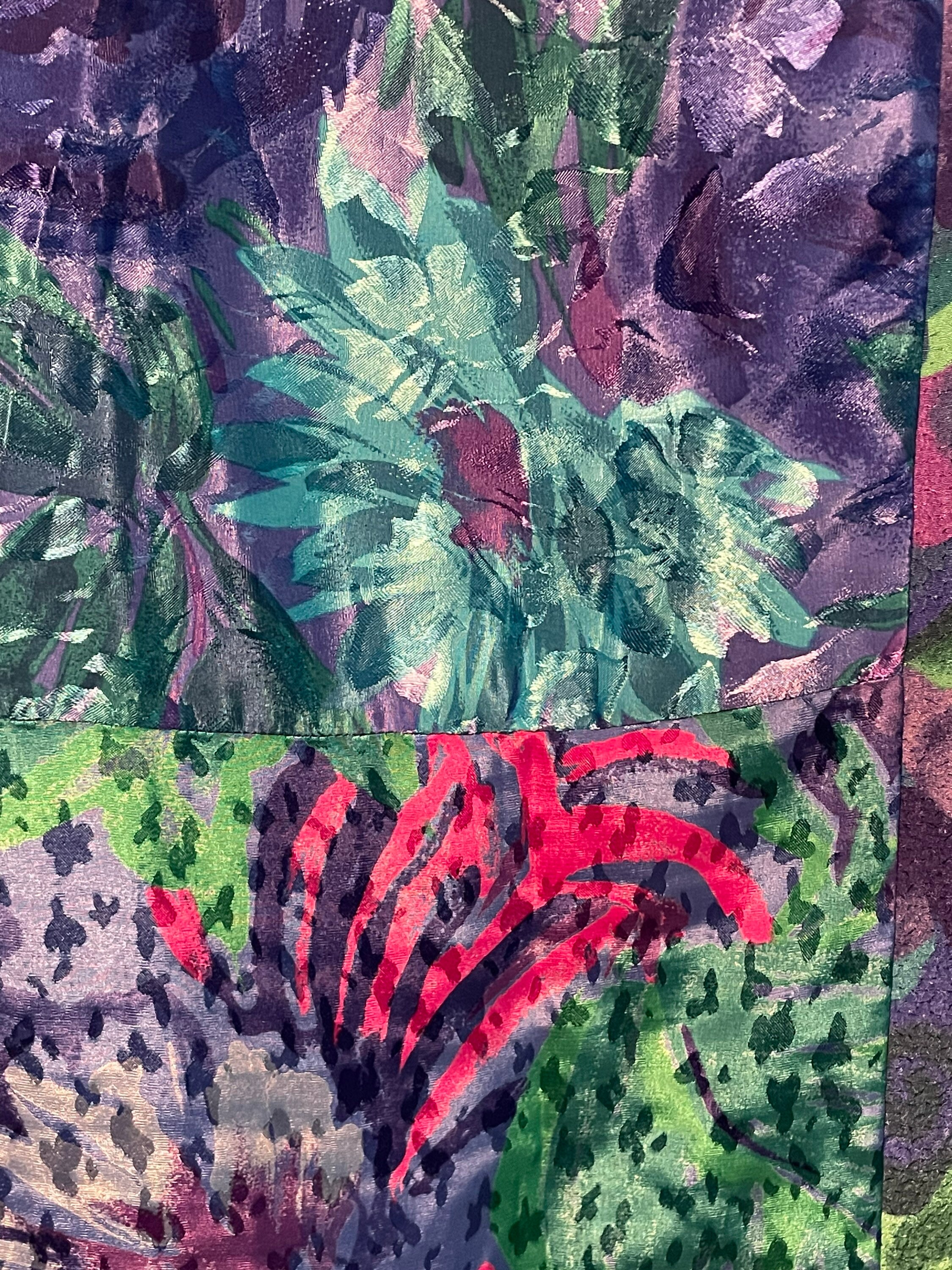 Vintage Maggie Shepherd Patchwork Coat/jacket Jewel Tone - Etsy