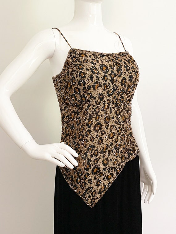 cache leopard print panel - Gem