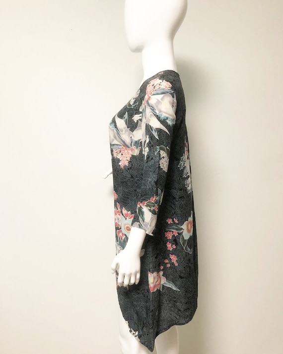 Vintage Citron Santa Monica silk dress, silk tunic, s… - Gem