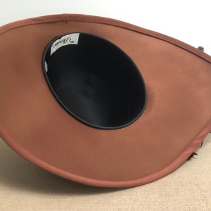 Vintage Brown Suede Hat, Ms Divine, Roses, Feathers and Rhinestones Hat ...