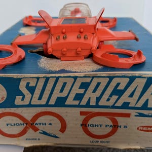 Vintage 1962 Remco Mike Mercury Supercar TV Toy W/box Gerry Anderson ...