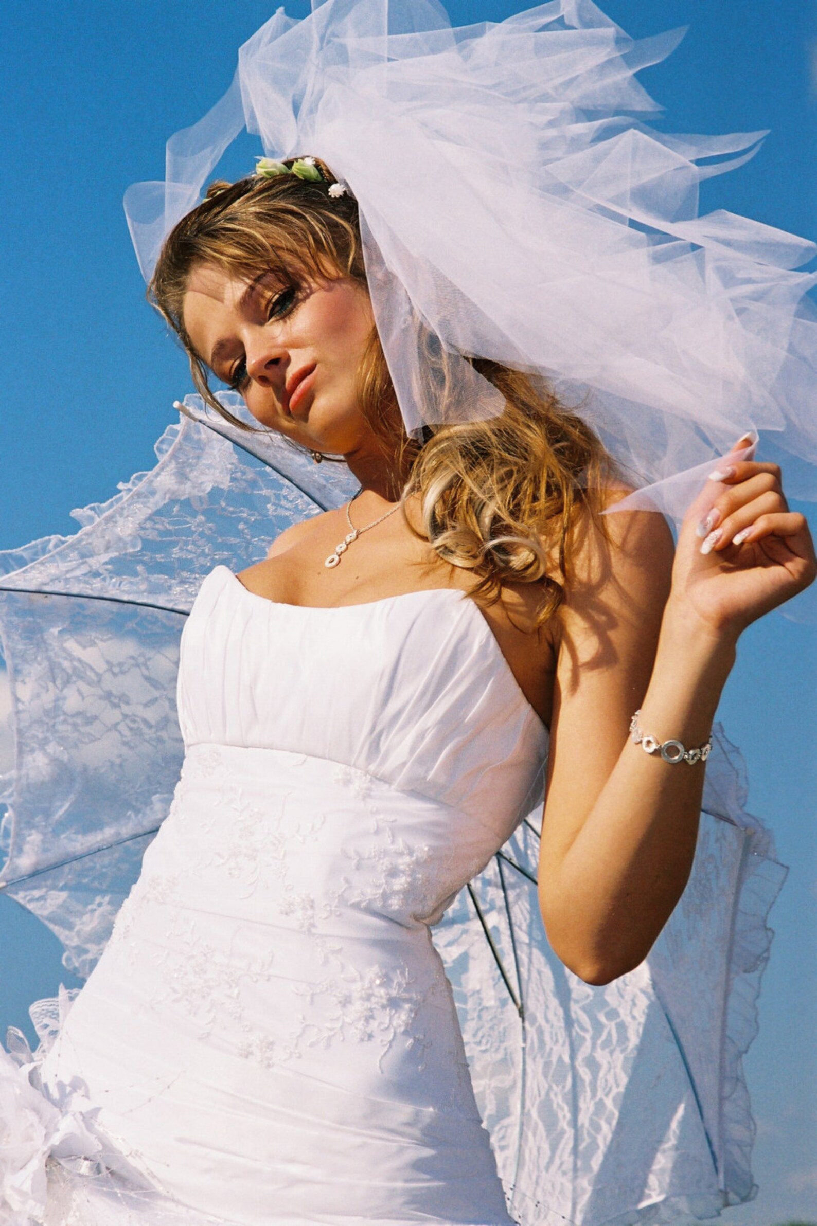 Bridal Shoulder Rectangular Handkerchief Veil Model Myrthe - Etsy