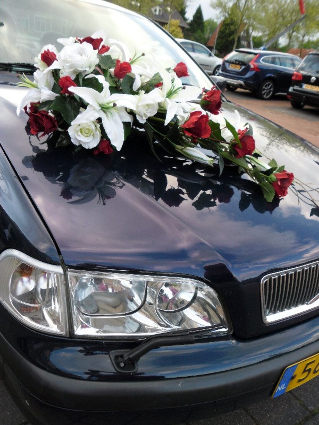 Wedding Car Decoration Cascading Bouquet of Silk Roses - Etsy