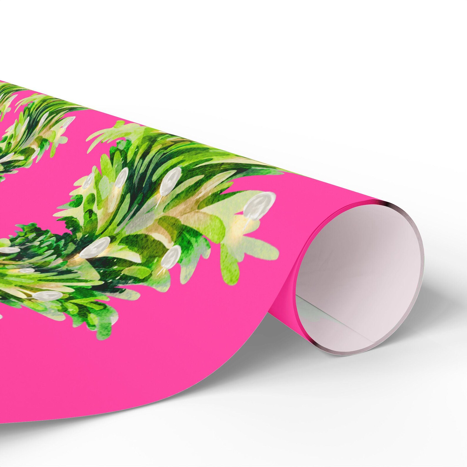 Vibrant Christmas Tree Wrapping Paper, Glossy or Matte Finish - Etsy
