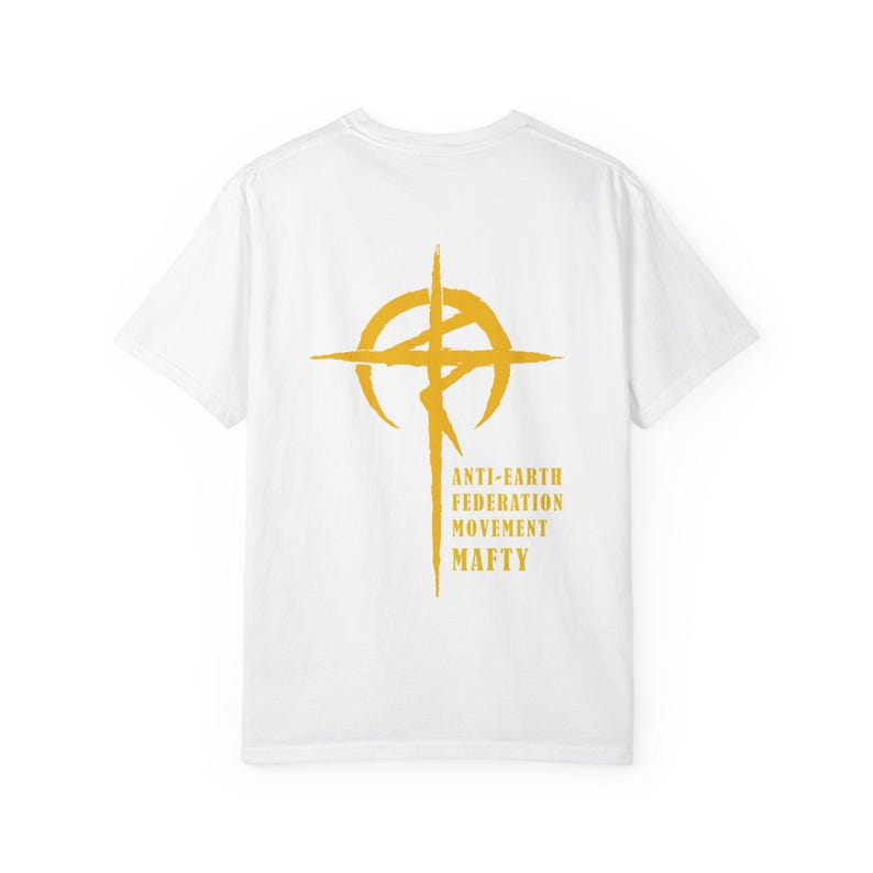 Gundam Hathaway Anti-earth Federation Movement Mafty Logo T-shirt ...