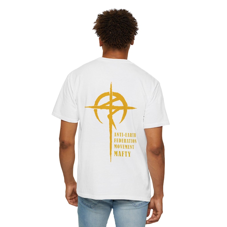 Gundam Hathaway Anti-earth Federation Movement Mafty Logo T-shirt ...