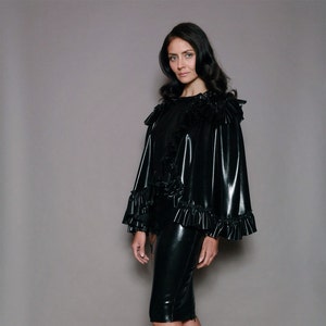Latex Frilly Cape - Etsy